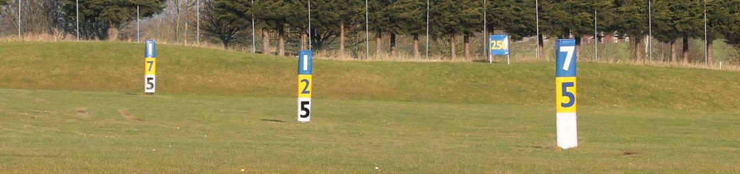 Driving Range Yardage Distance Markers - Horizontal, Ladder & Tower