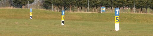 Driving Range Yardage Distance Markers - Horizontal, Ladder & Tower